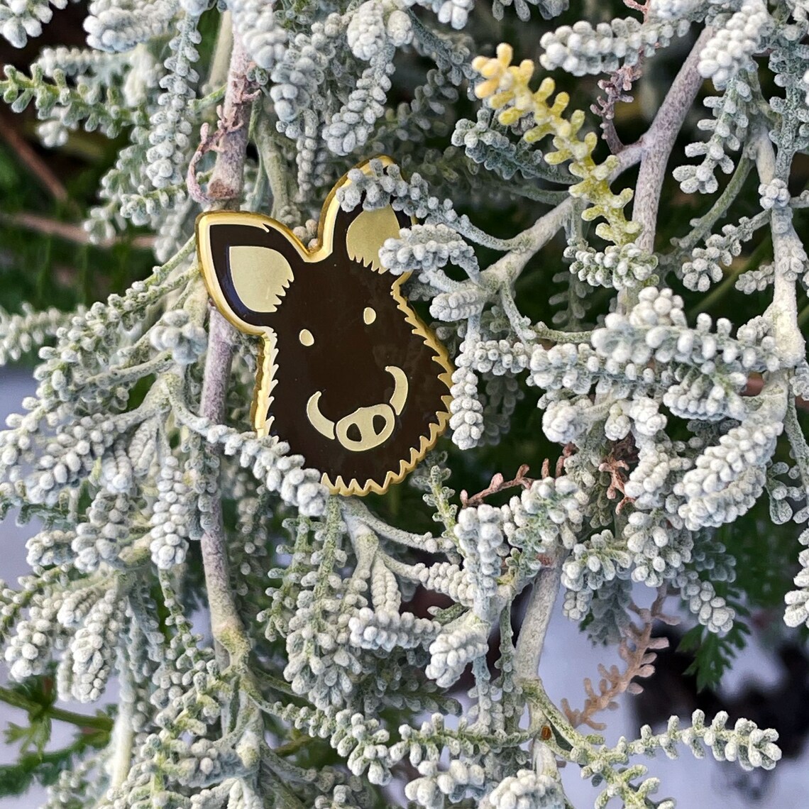 Wild Boar Hard Enamel Lapel Pin Badge Brooch Pin Animal | Etsy