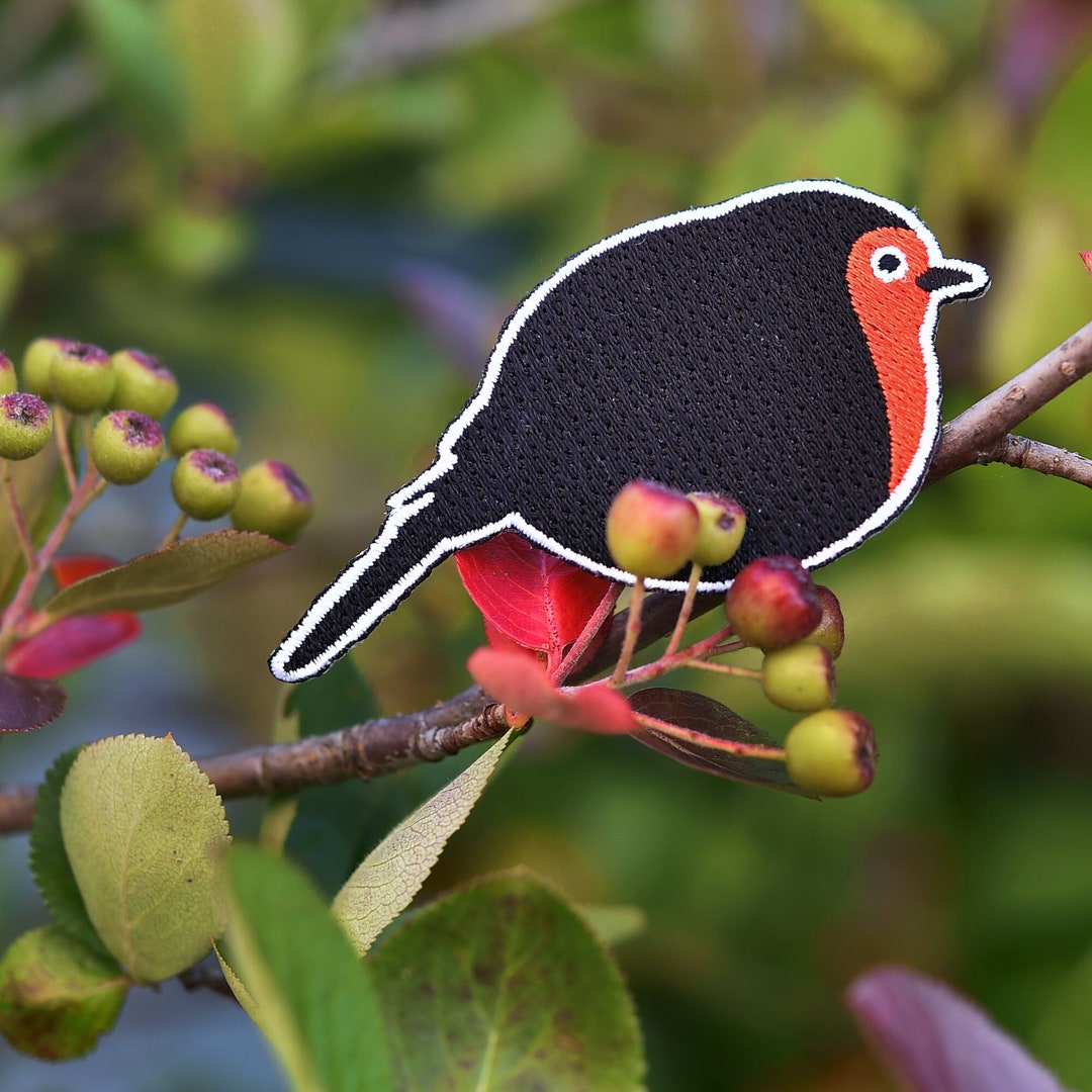 Robin Patch Iron On Badge Embroidery Patches Animal - Etsy