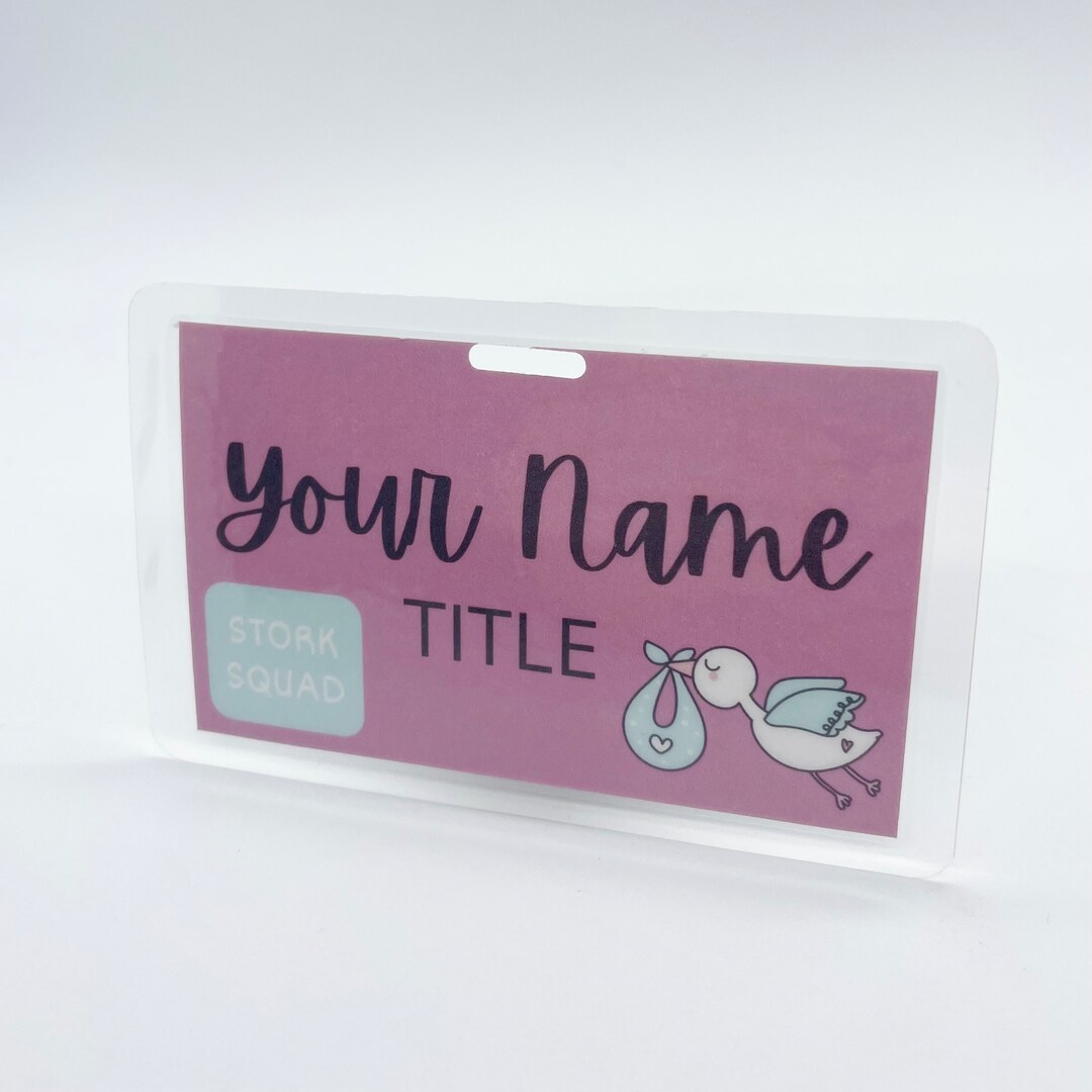 Badge Back Stork Squad Custom - Etsy