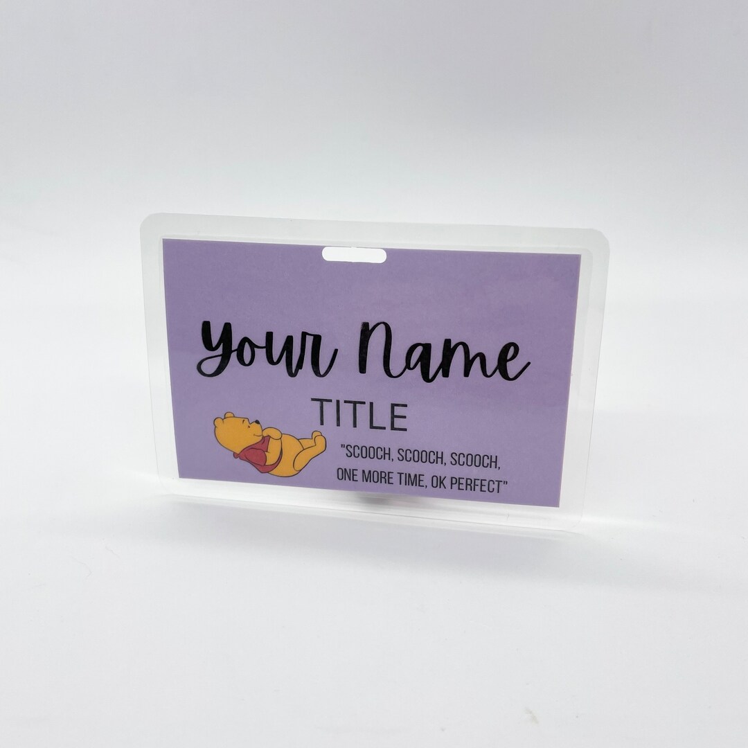 Badge Back Scooch Custom - Etsy