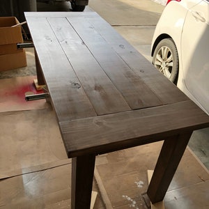 DIY Farm Style Table Plans - Etsy