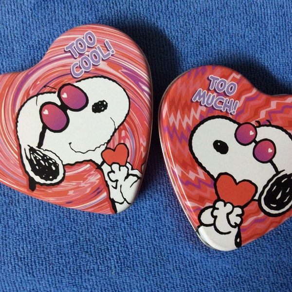Vintage Snoopy Tin - Etsy