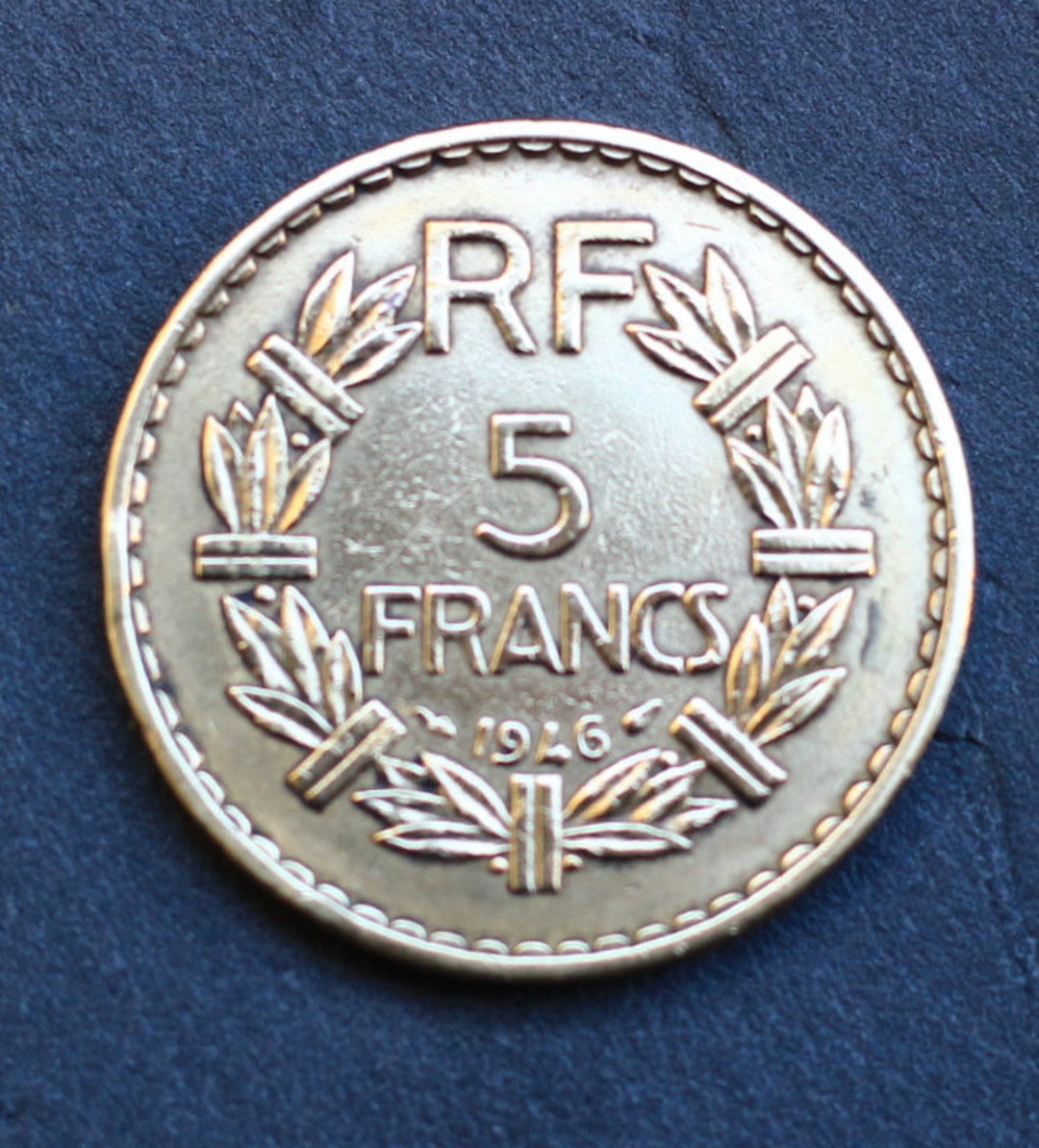 The Old French Currency - 5F- 5 Francs 1946**- Coin - Collection - Etsy