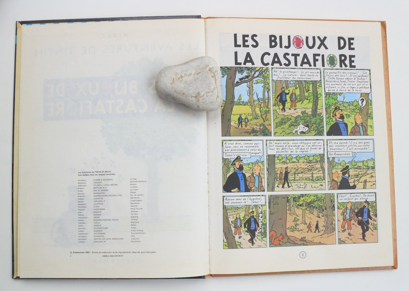 Livre Vintage- the Castafiore Emerald/herge- EO 1966- Collection ...