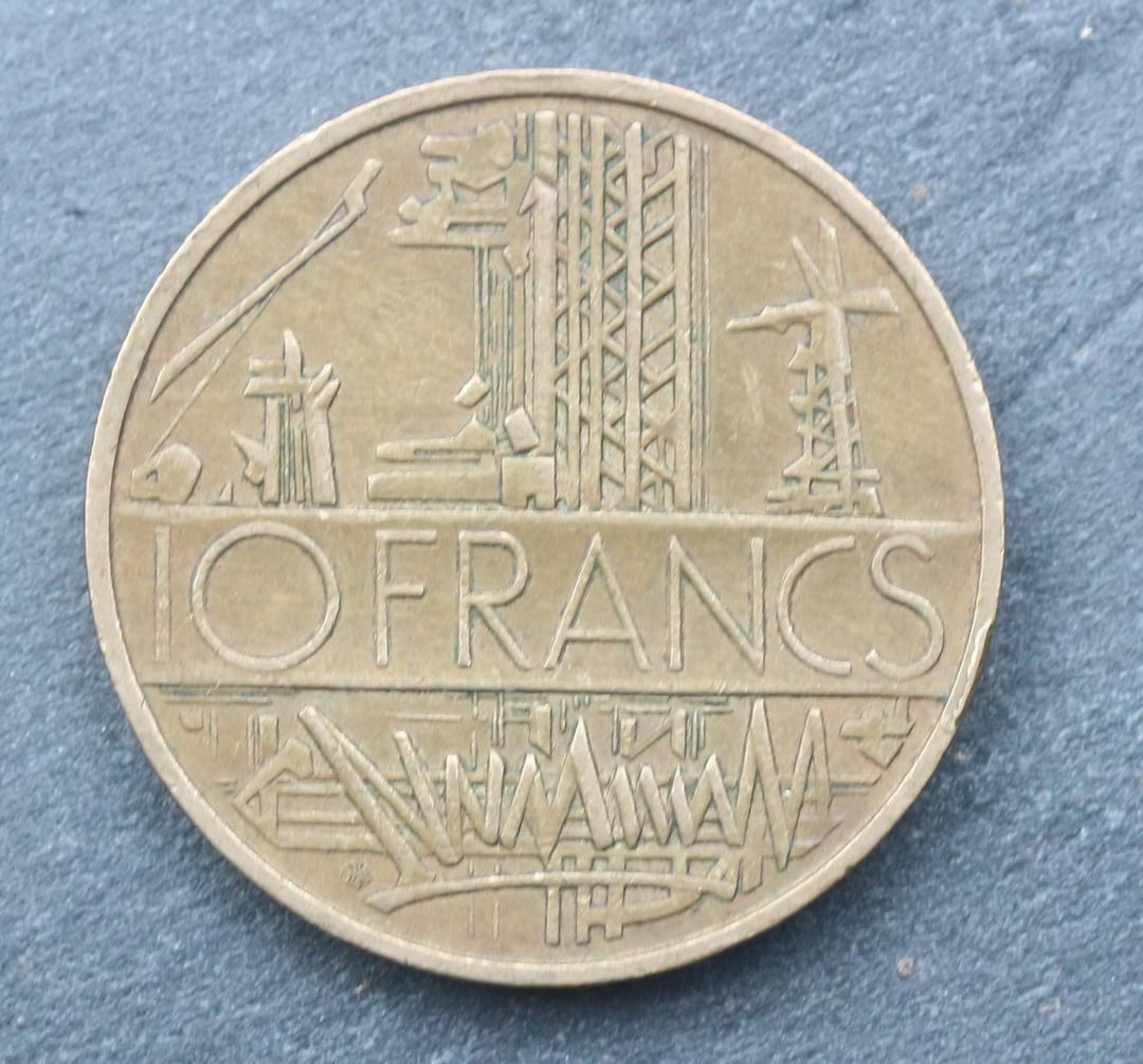 France- Old French Currency- 10F- 10 Francs, MATHIEU- Industrial France ...