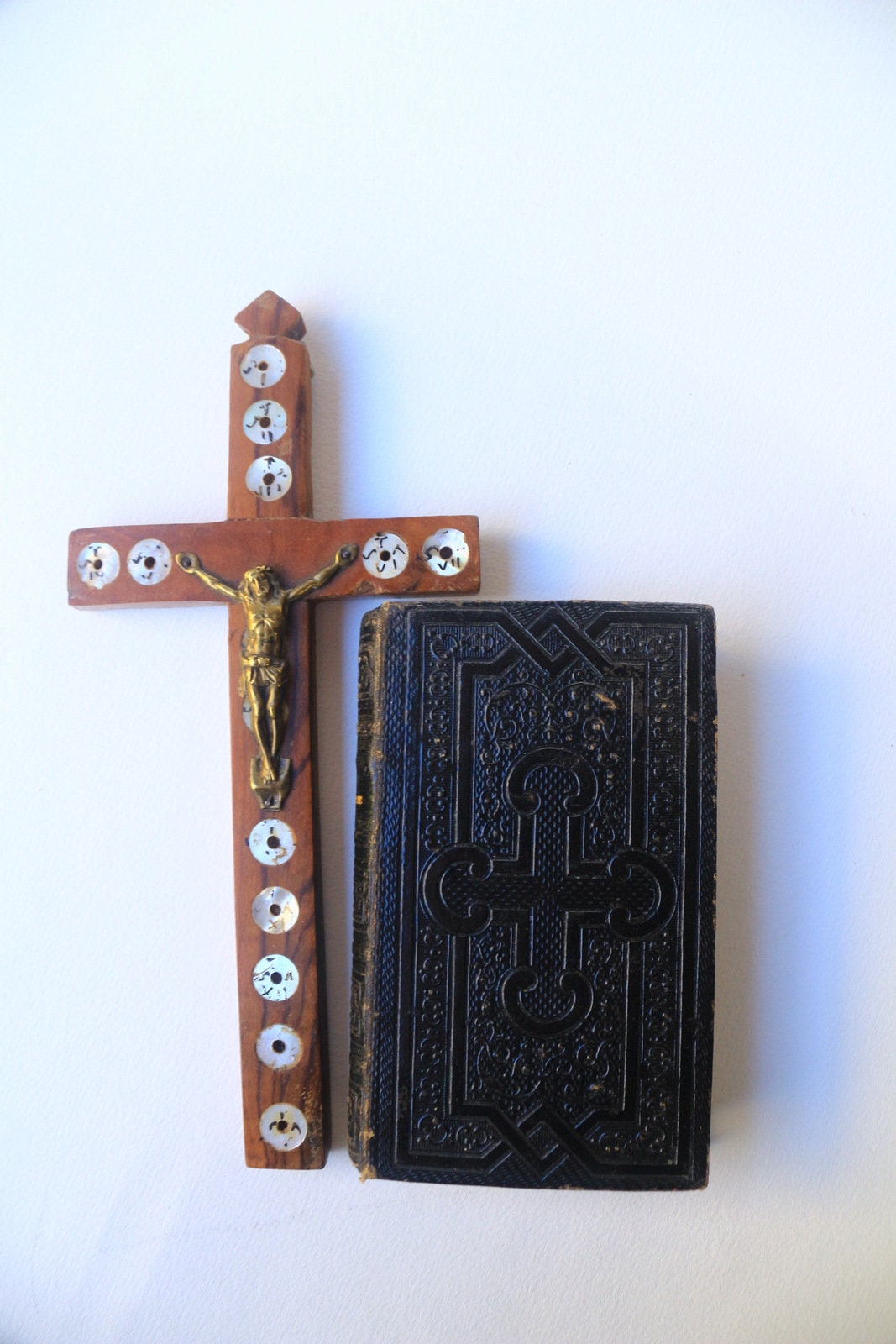 Roman Missal + Jerusalem Cross-1867- Late XIX Century- in French- Roman ...
