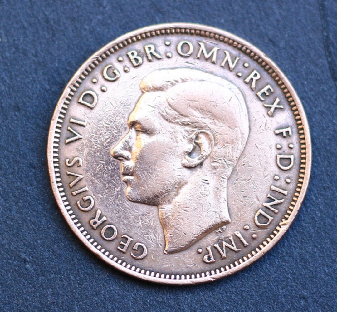 Great Britain- One Penny 1944- Coin- Numismatique - Collection - Etsy