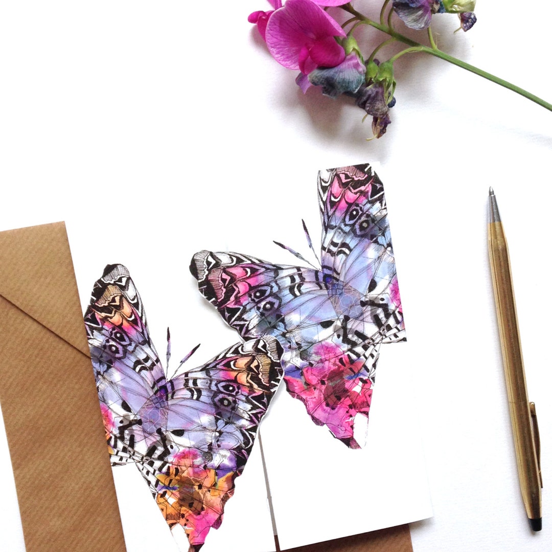 Butterfly Birthday Card / Butterfly Greeting Card / Butterfly - Etsy
