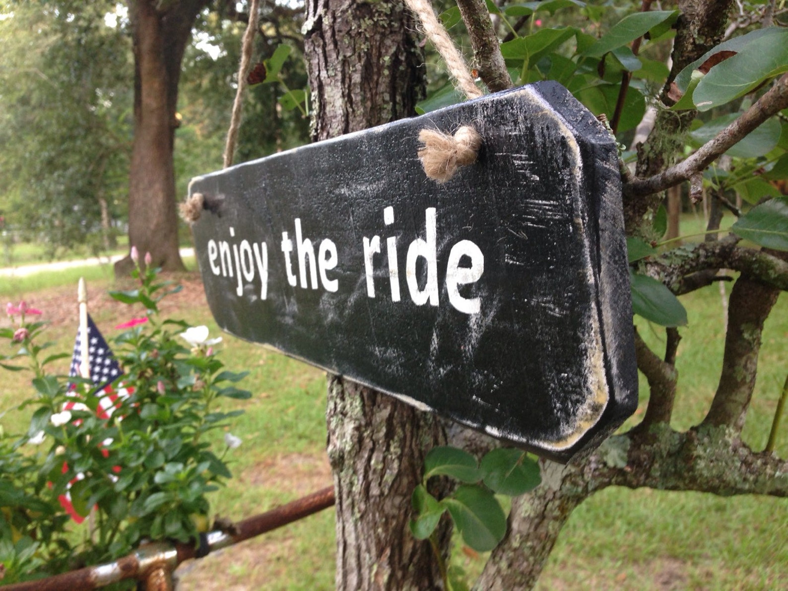 Enjoy the Ride Wood Sign - Etsy