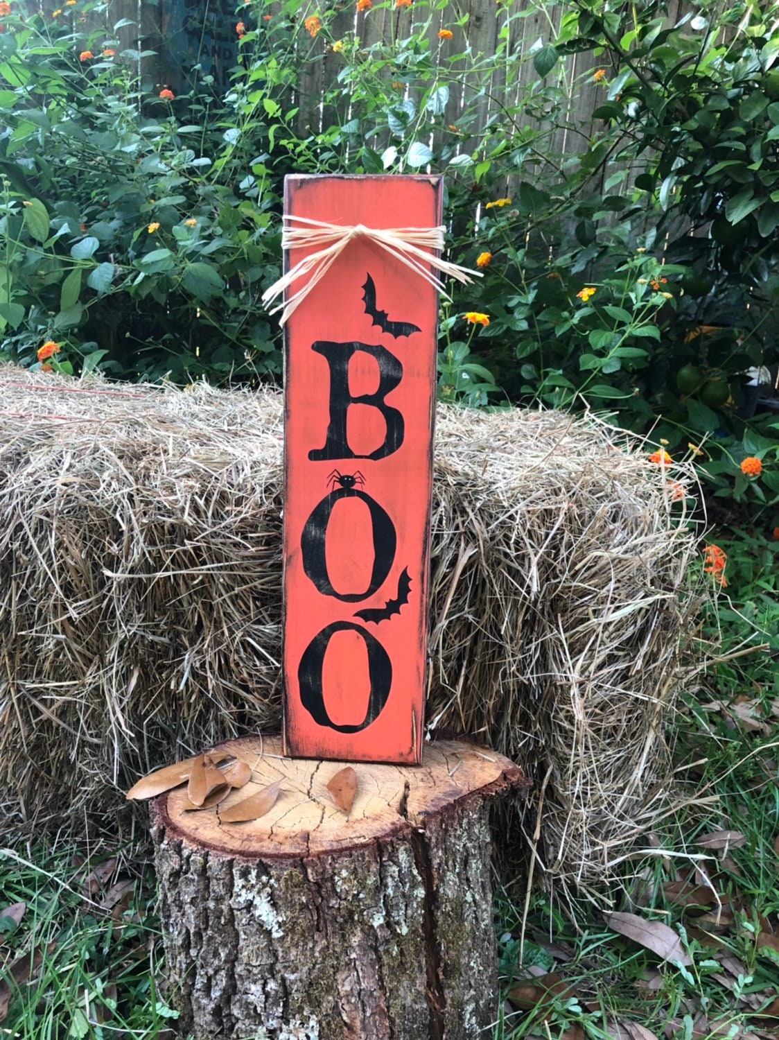 Boo Vertical Wood Sign 3 1/2 X 15 1/4 on 1/2 Pine | Etsy