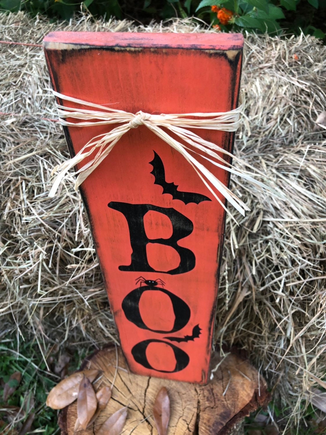 Boo Vertical Wood Sign 3 1/2 X 15 1/4 on 1/2 Pine | Etsy