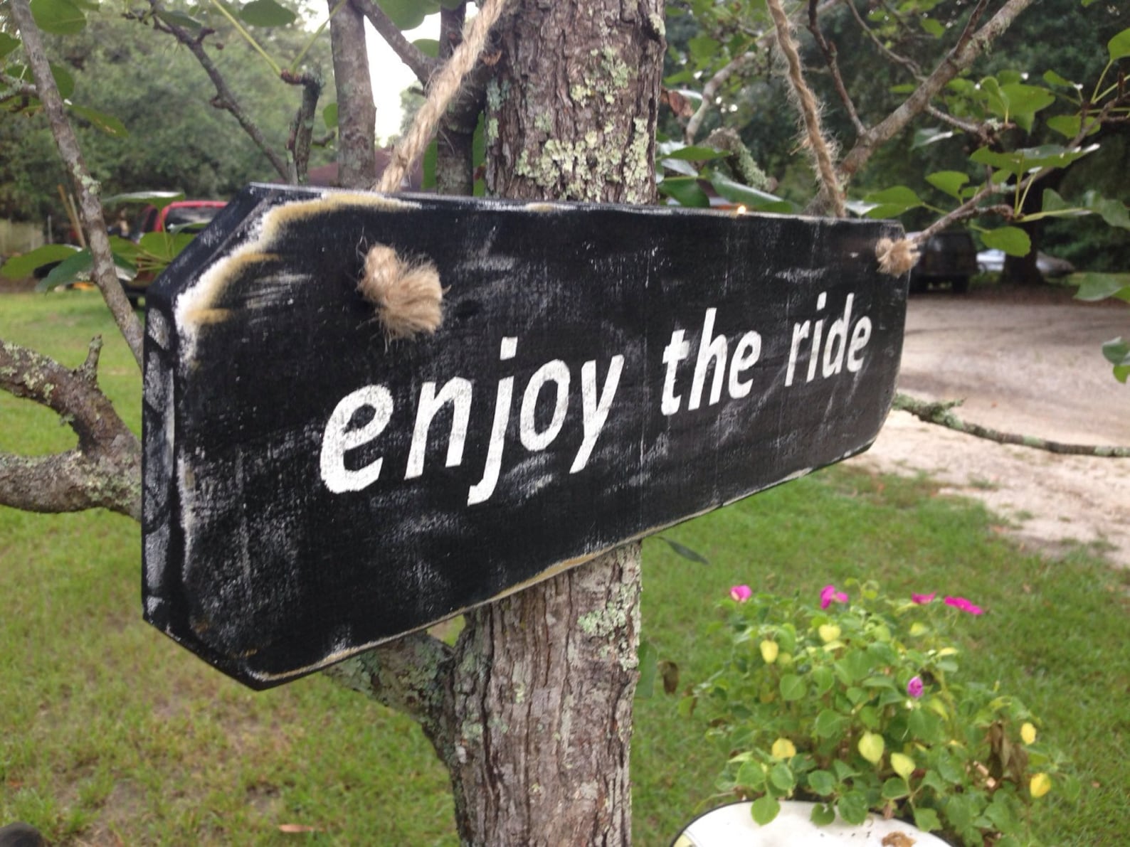 Enjoy the Ride Wood Sign - Etsy