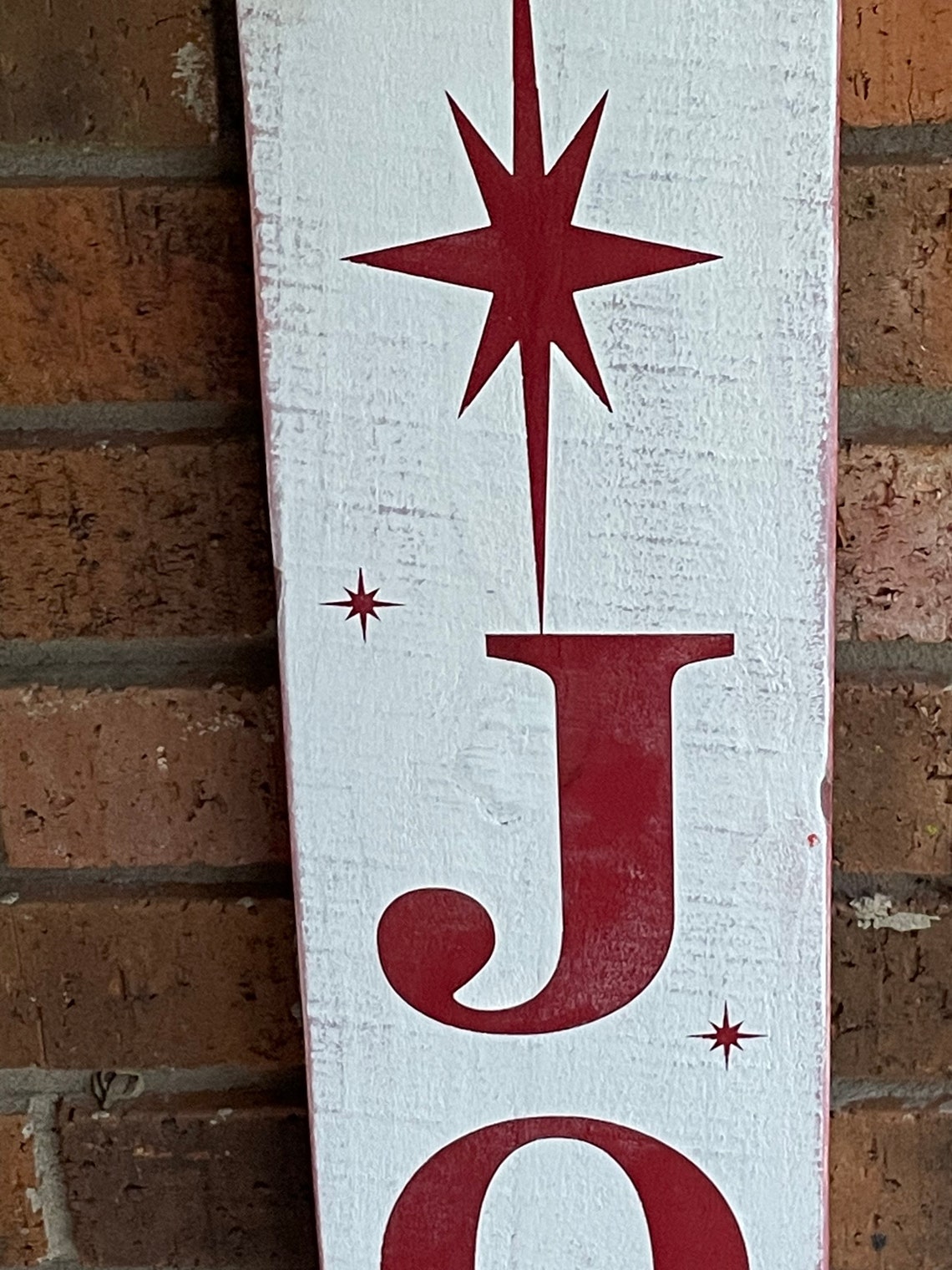 Joy to the World Vertical Painted Wood Sign 5 X 45 | Etsy