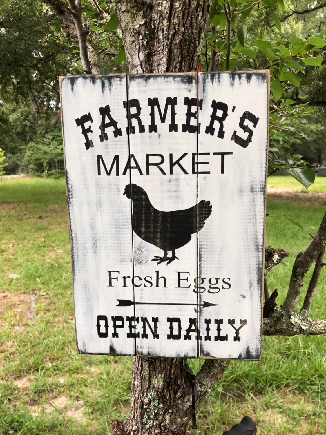 Farmers Market Rustic Pallet Wood Painted Sign Approx 10 - Etsy