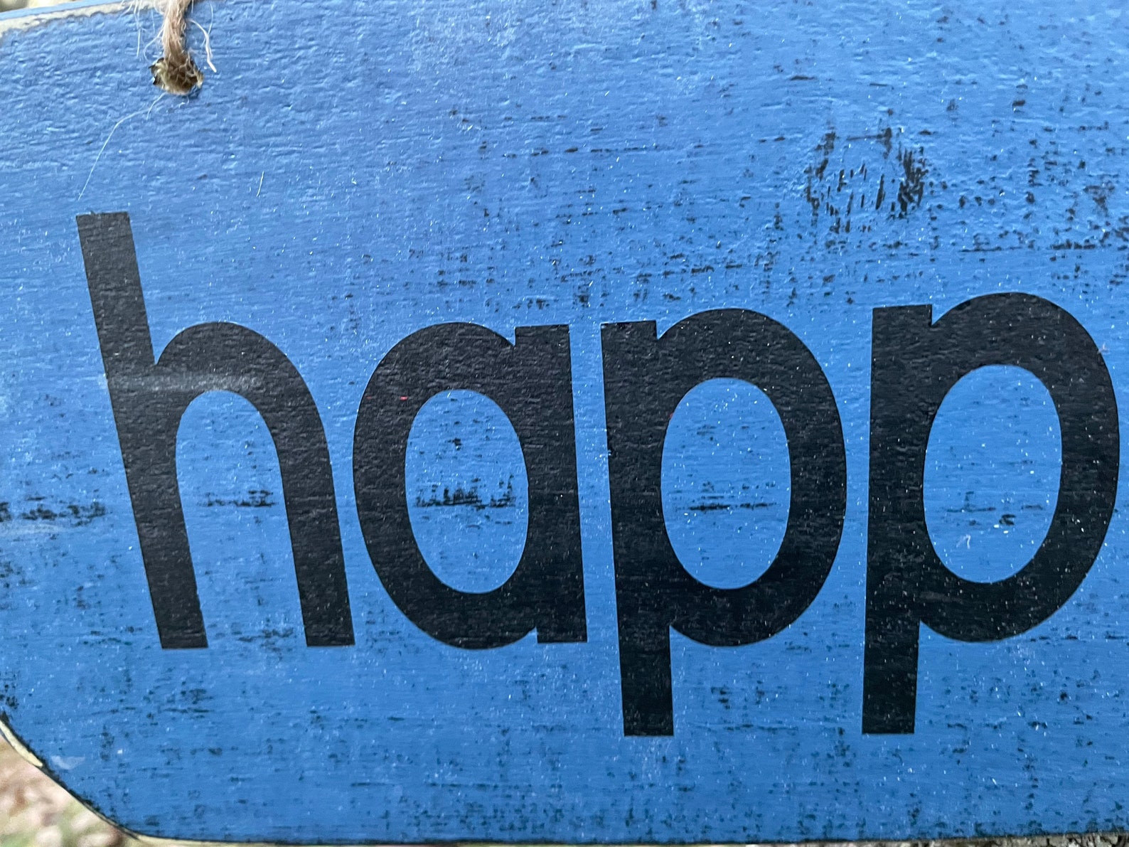 Happy Trails Wood Sign 5 X 18 - Etsy