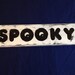 Halloween Wood Sign: Spooky - Etsy