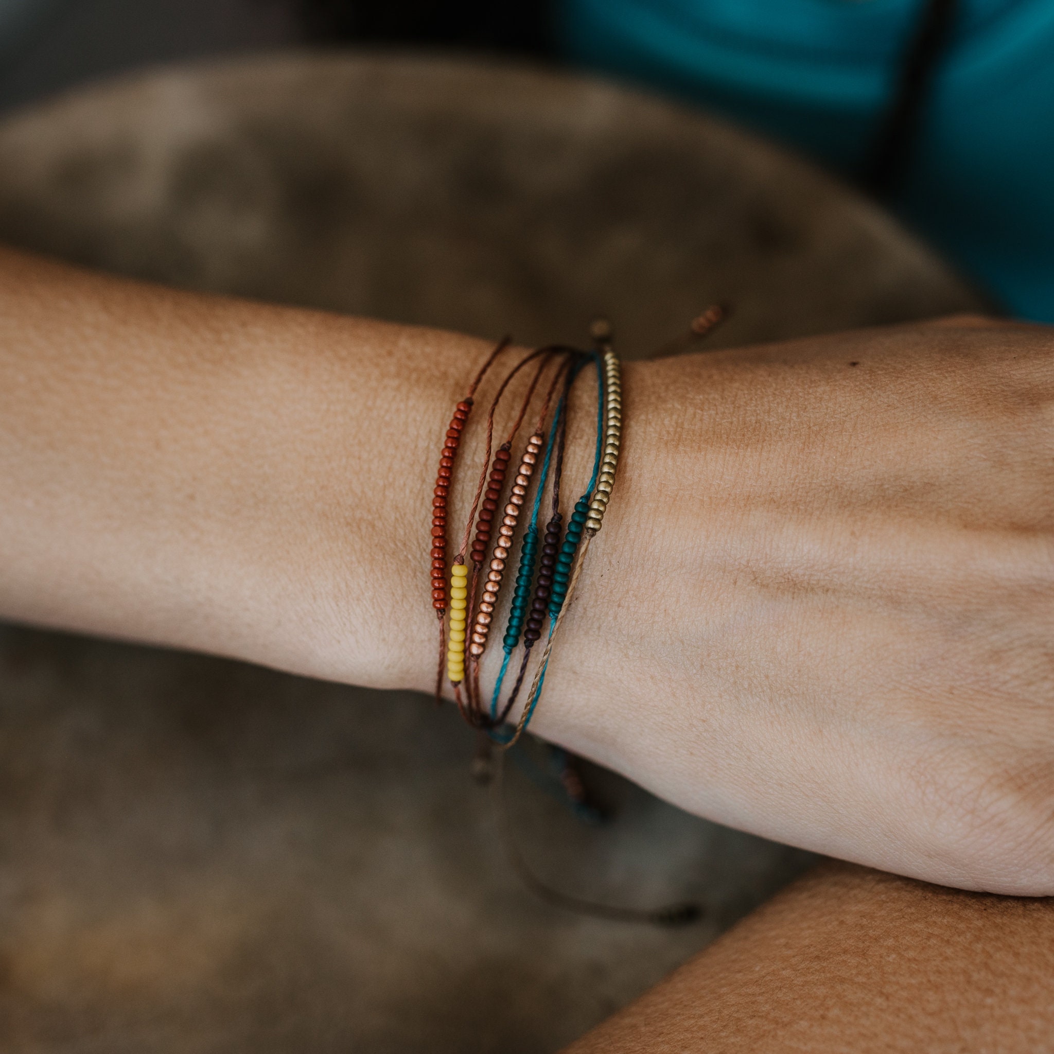 Tiny Beaded Bracelets | Dainty Stacking Beach Bracelets | Friendship ...