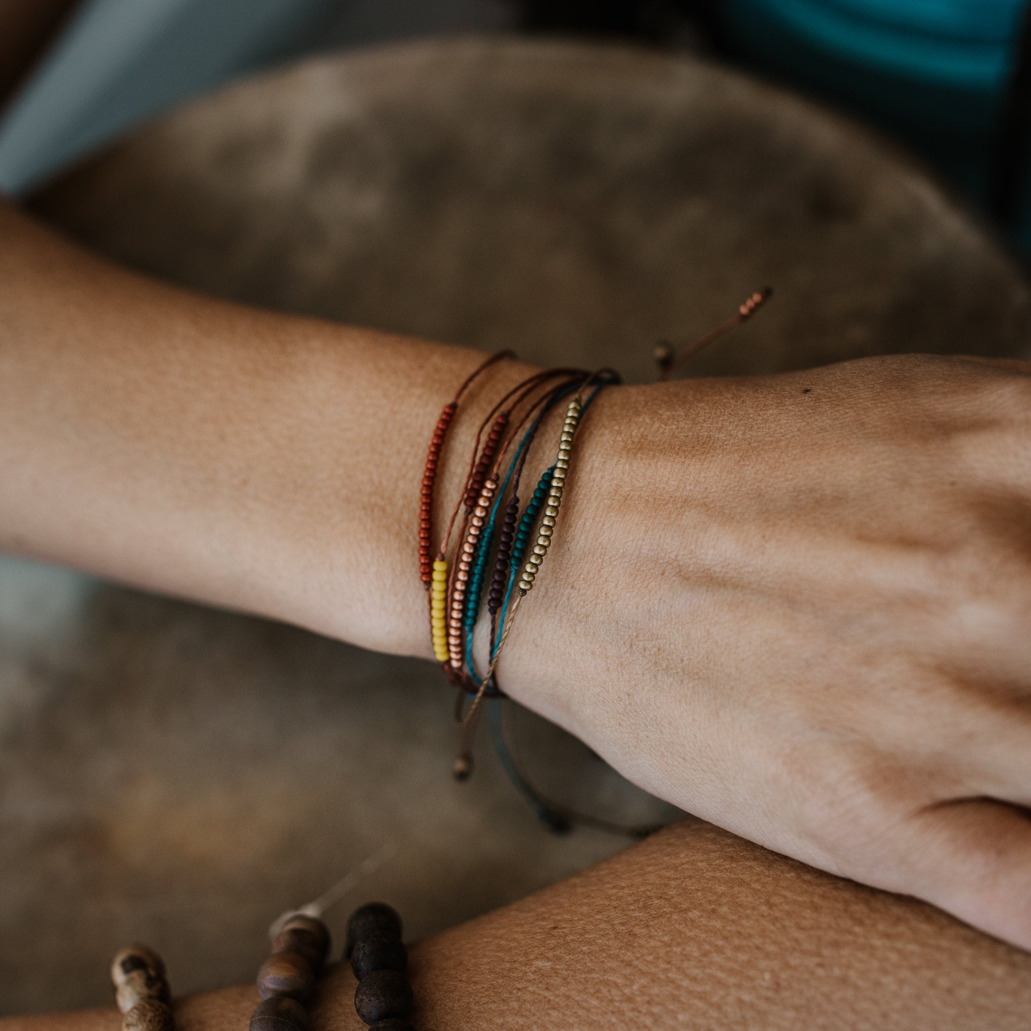 Tiny Beaded Bracelets | Dainty Stacking Beach Bracelets | Friendship ...