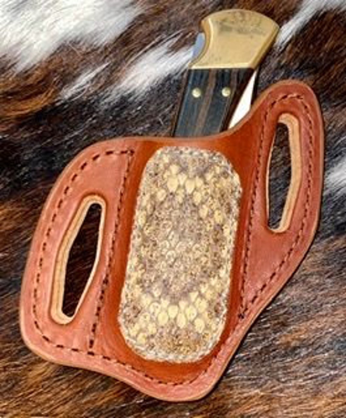 Buck Knife Sheath Harness/rattlesnake - Etsy