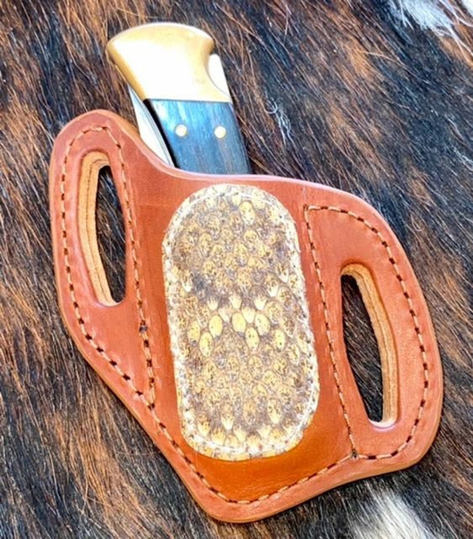 Buck Knife Sheath Harness/rattlesnake | Etsy