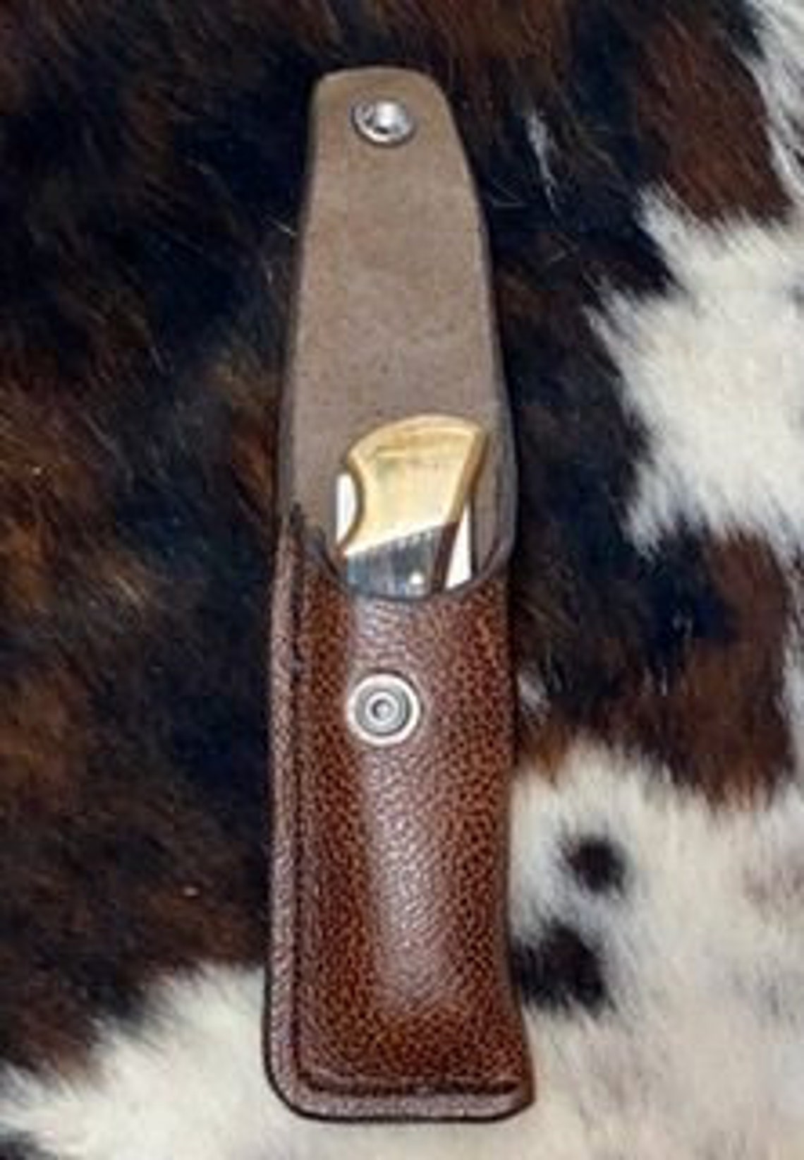 Water Buffalo Hide Buck 110 Sheath - Etsy UK