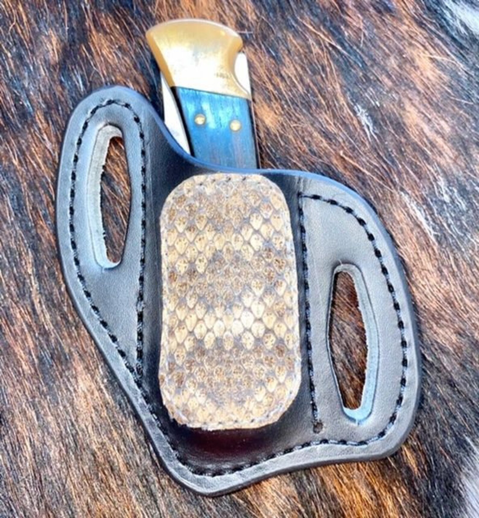 Buck Knife Sheath Harness/rattlesnake - Etsy