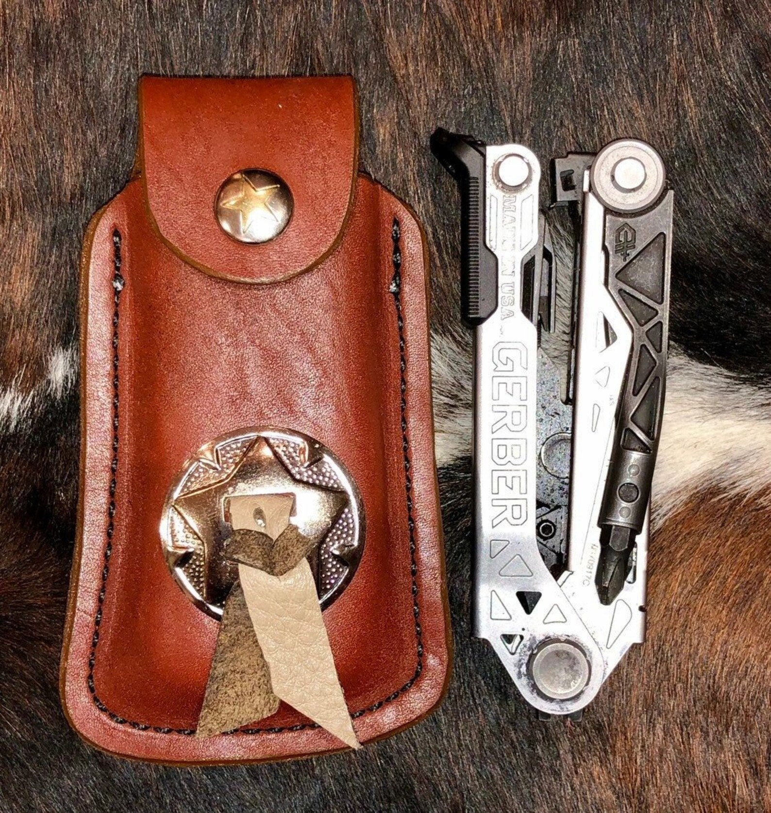Large Multi-tool Sheath Western Style - Etsy