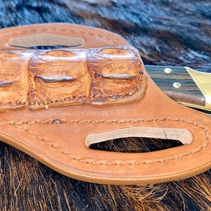 Buck Knife Sheath; #110/112 - Nile Crocodile - Etsy