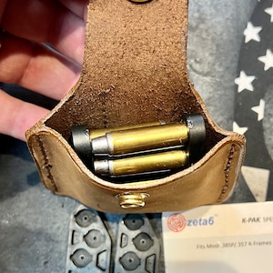 357 Magnum/38 Special Speed Strip Case W Clip - Etsy