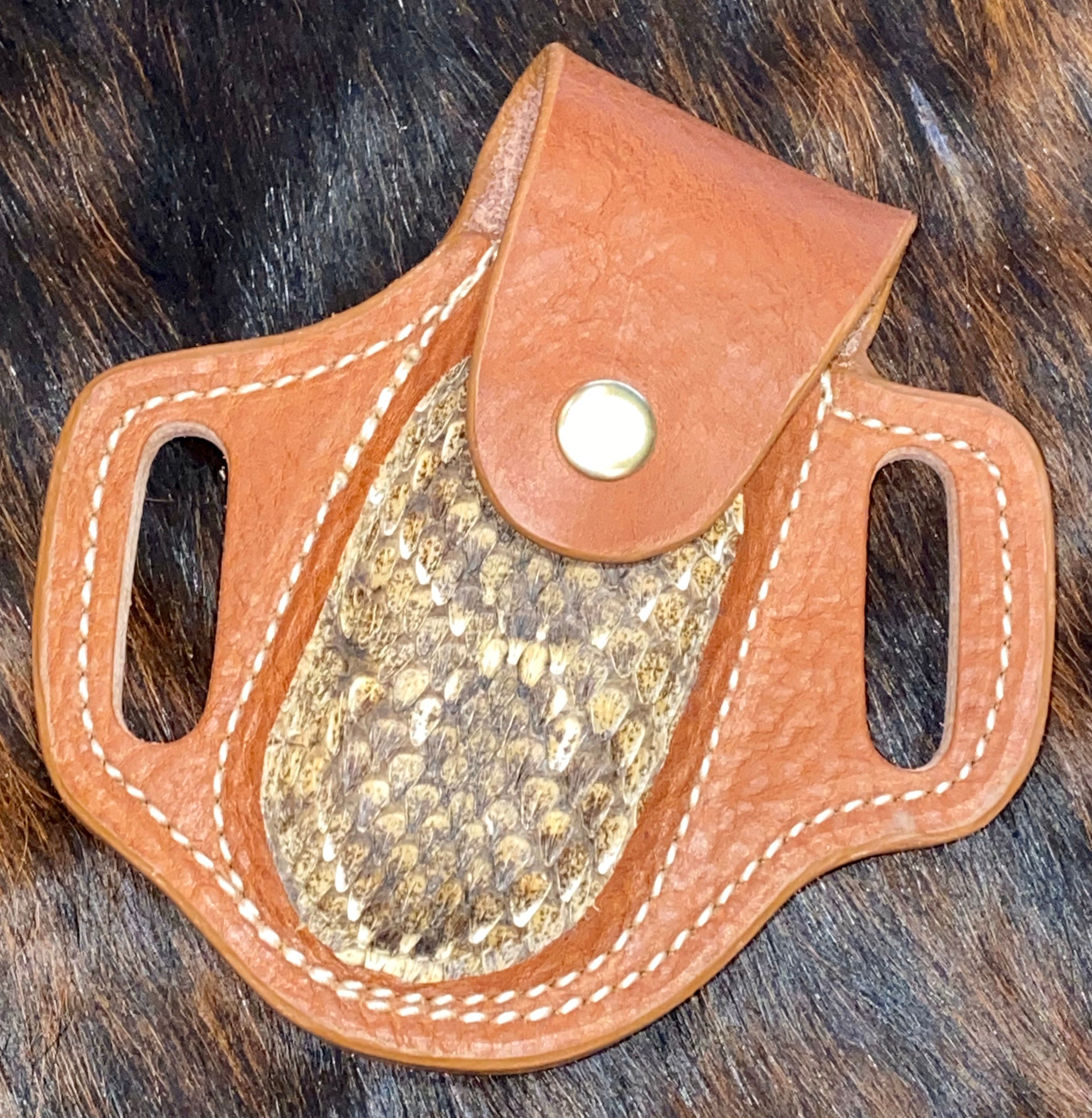 Large Multitool Sheath Pancake Style W Rattlesnake | Etsy
