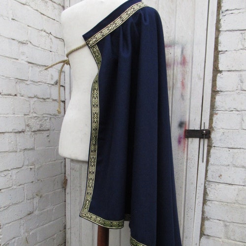 Formal One Shoulder Cape Wedding Musketeers Cape Wool Blend - Etsy Canada