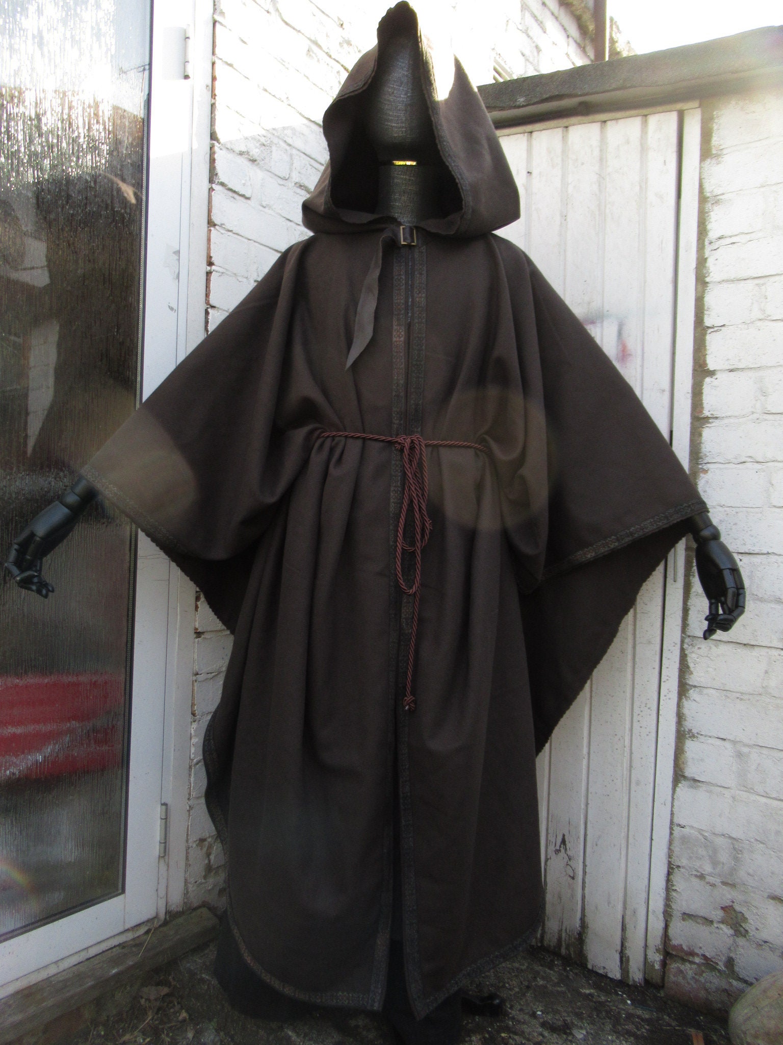 Cosplay Wool Cape Robe Tunic Grey Brown Many Colours - Etsy UK