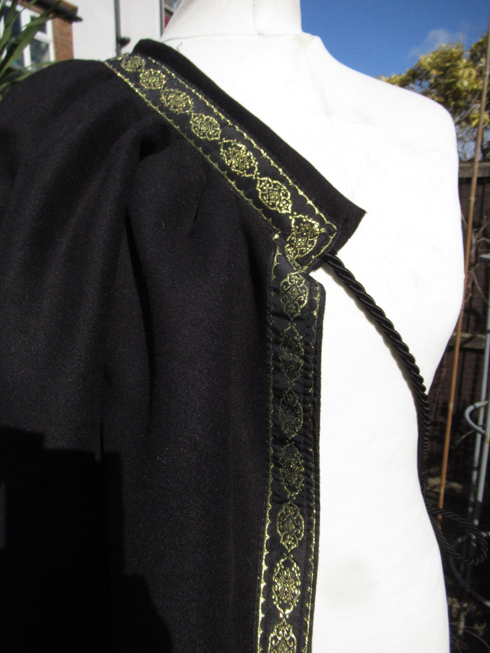 Formal One Shoulder Cape Wedding Musketeers Cape Wool Blend - Etsy