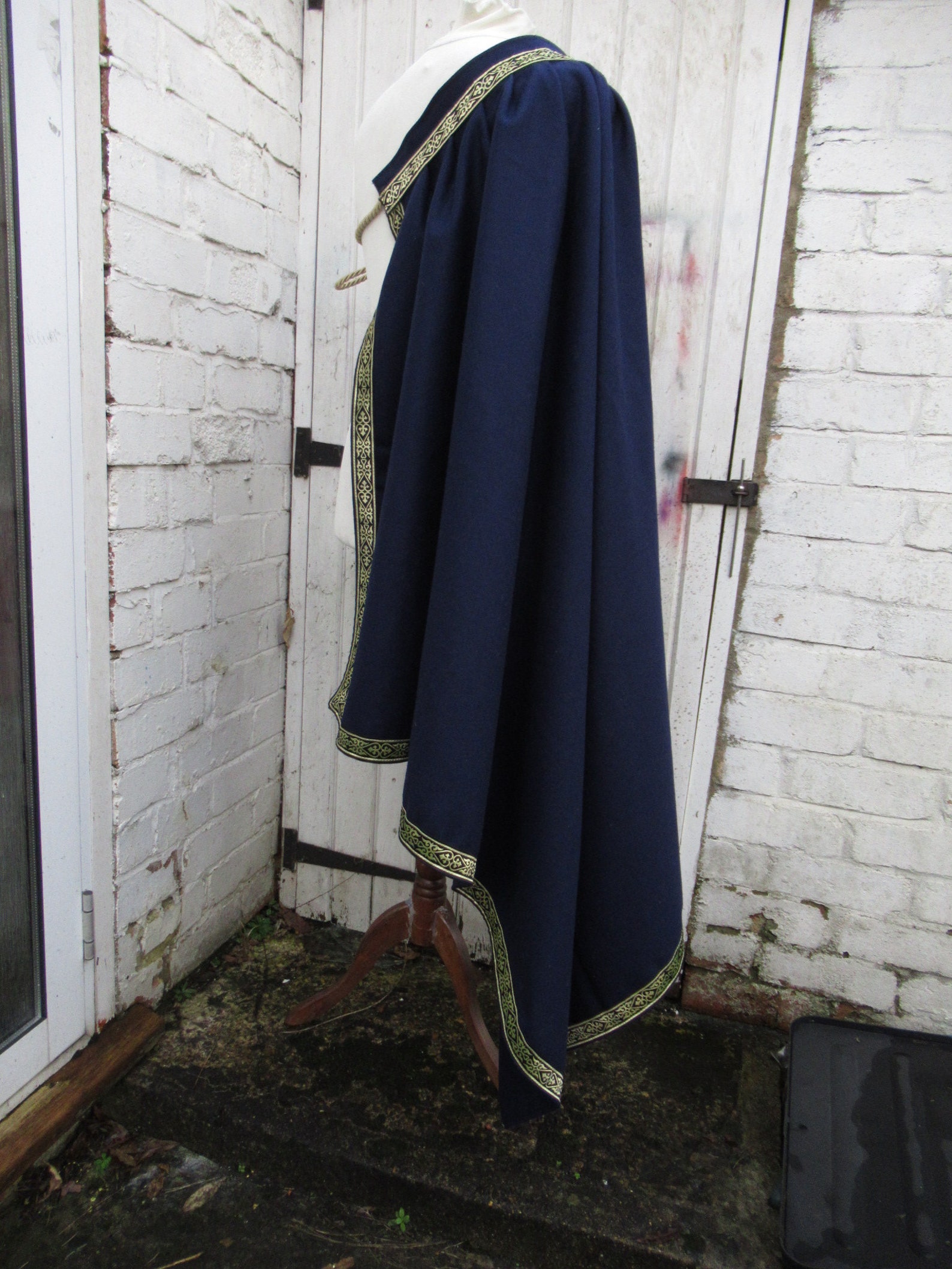 Formal One Shoulder Cape Wedding Musketeers Cape Wool Blend - Etsy UK
