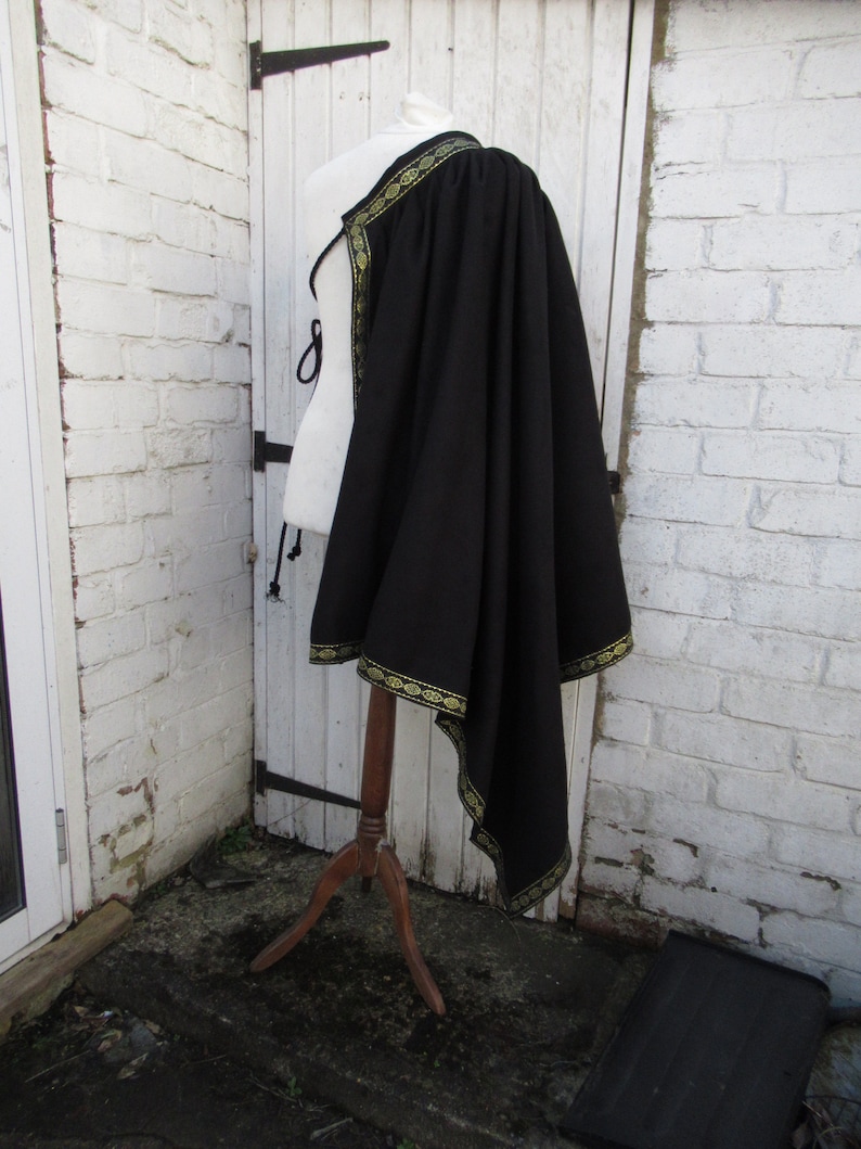 Formal One Shoulder Cape Wedding Musketeers Cape Wool Blend - Etsy