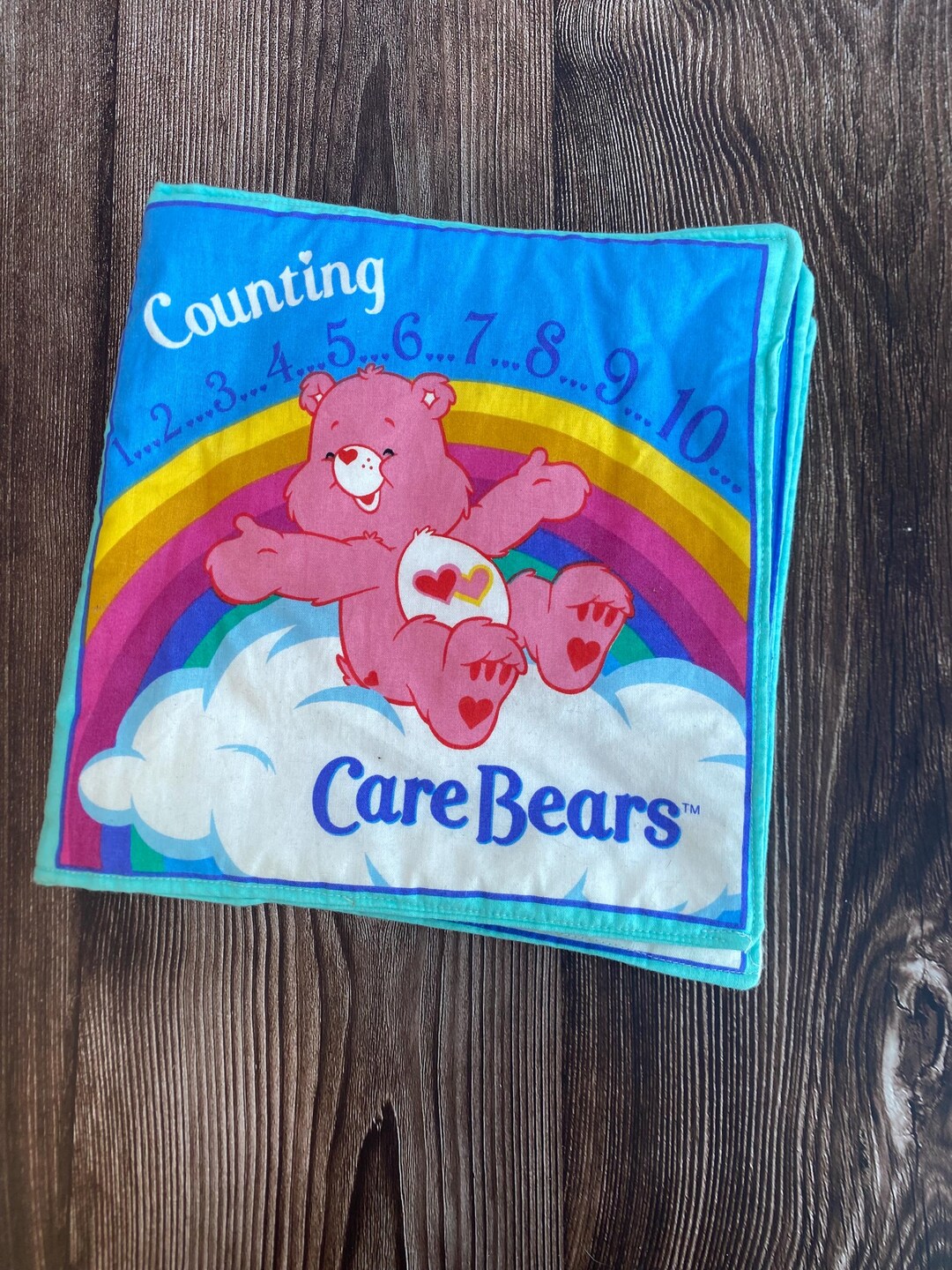 Care Bears Vintage Cloth Baby Counting Book Retro Nostalgia - Etsy