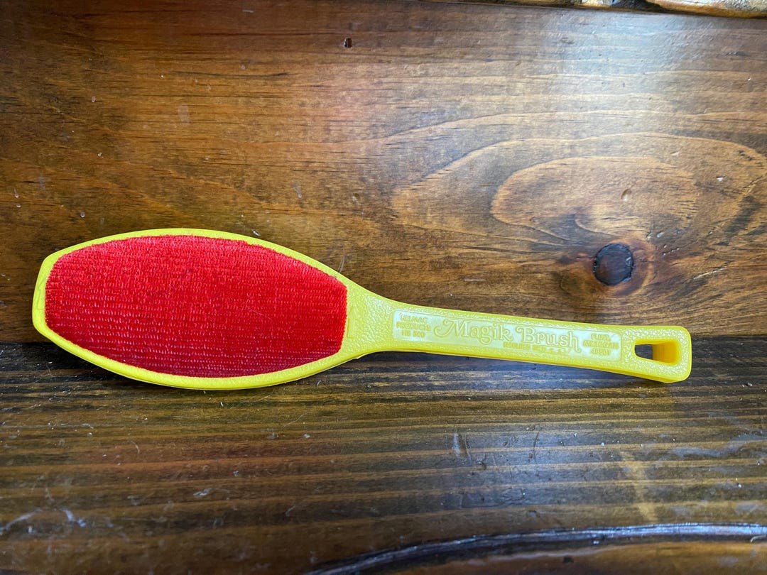 Vintage Magik Brush 2 Sided Lint Brush Flint, MI Helmac Products HB 300 ...
