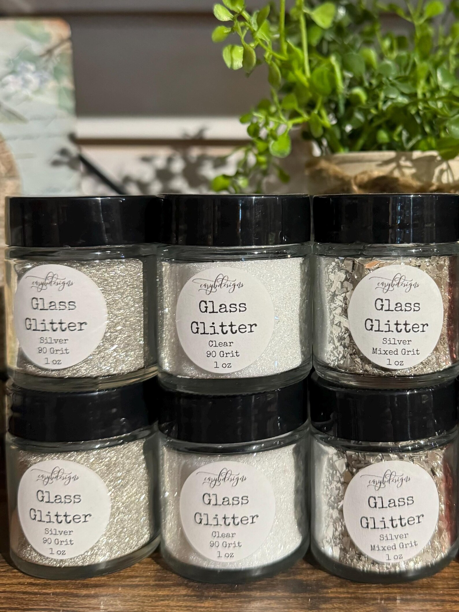 German Glass Glitter 90 Grit 25gr Jar - Assorted Colors - Etsy