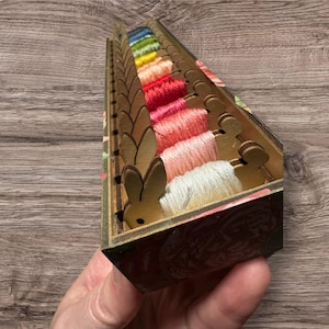 Bunny Rabbit Embroidery Floss Bobbin Gift Set - Etsy