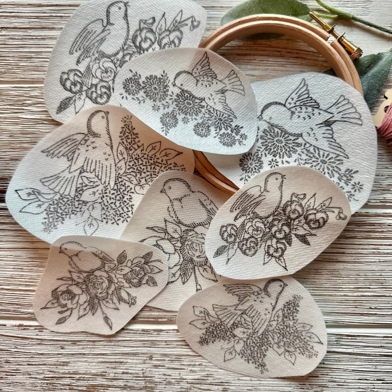 Mini Birds on Stick - Etsy