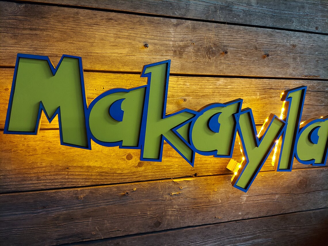 Personalized Pokemon inspired name / Screen Name LED Sign | Etsy