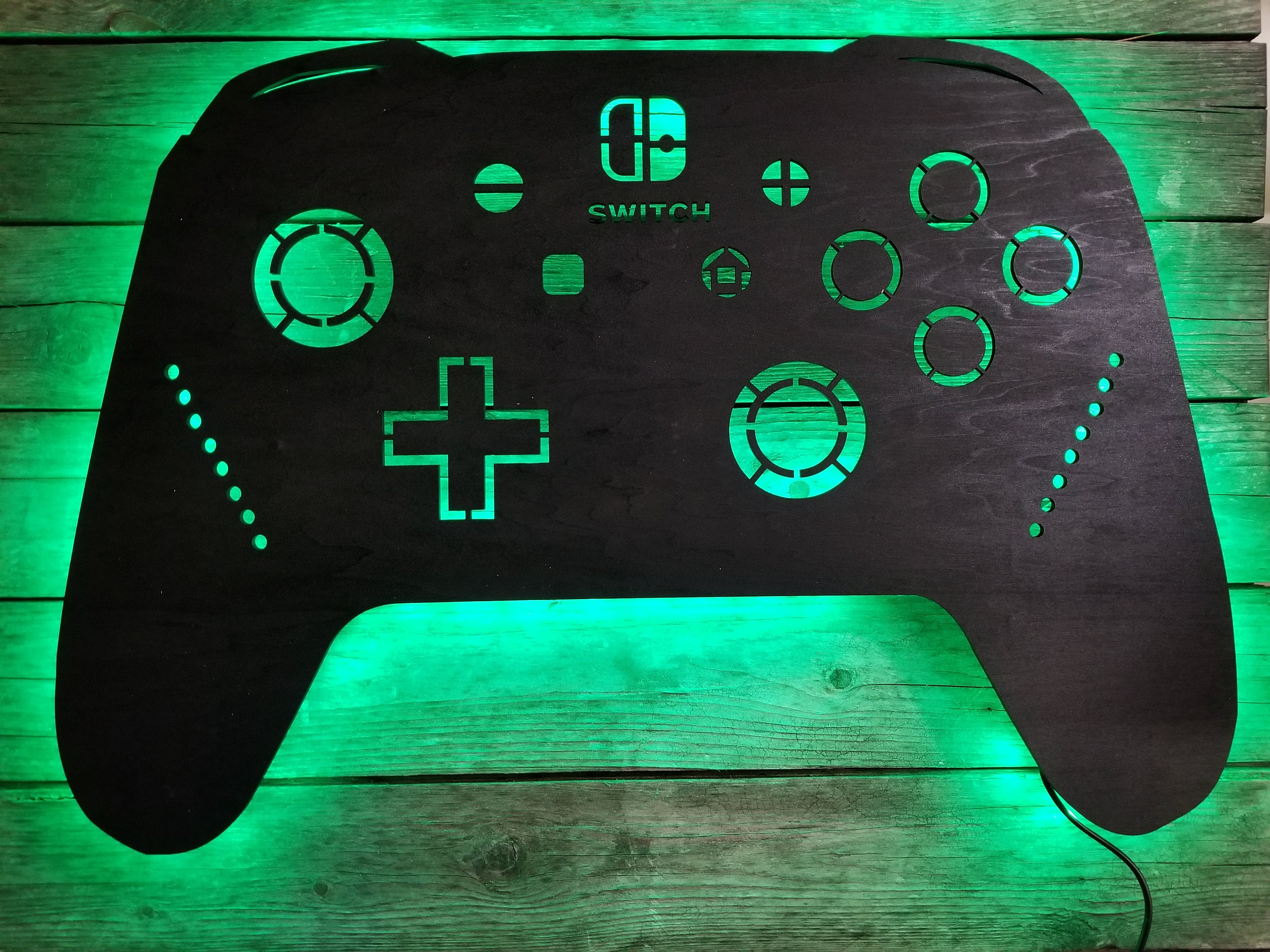 Nintendo Switch Pro Game Controller Back Lit Sign Game Room - Etsy