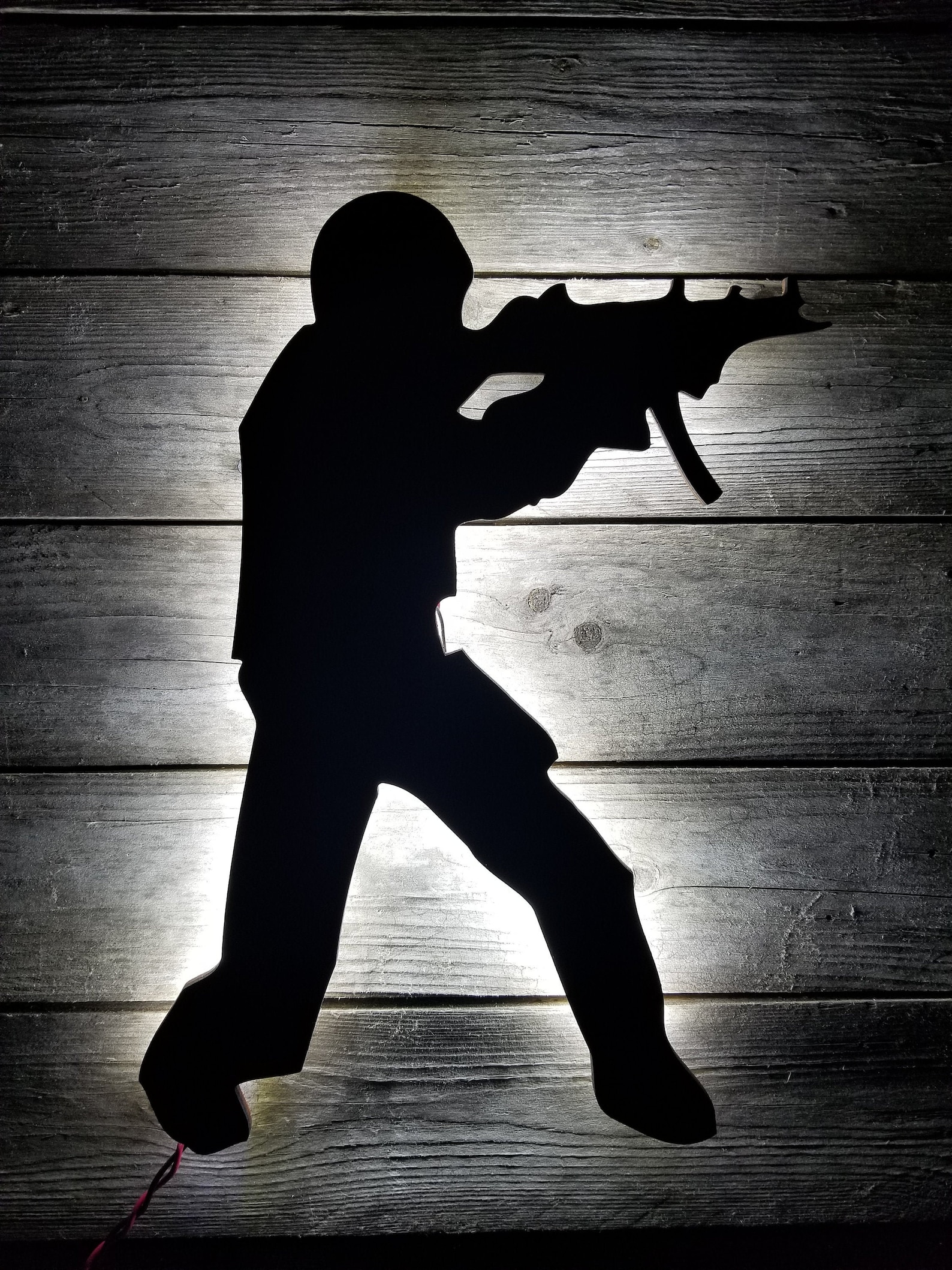 Counter-strike CS GO Game Room Wall Art Decor LED Back Lit | Etsy