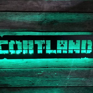 Personalized Minecraft Inspired Name / Screen Name LED Sign, Mine Craft ...