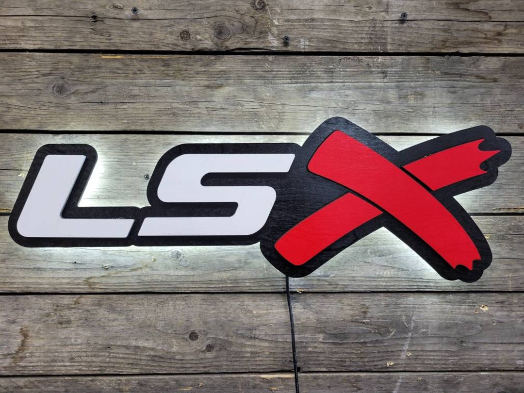 Lsx Gm Motorsport LS Engine. General Motors LSX LED Lit Wall Sign ...