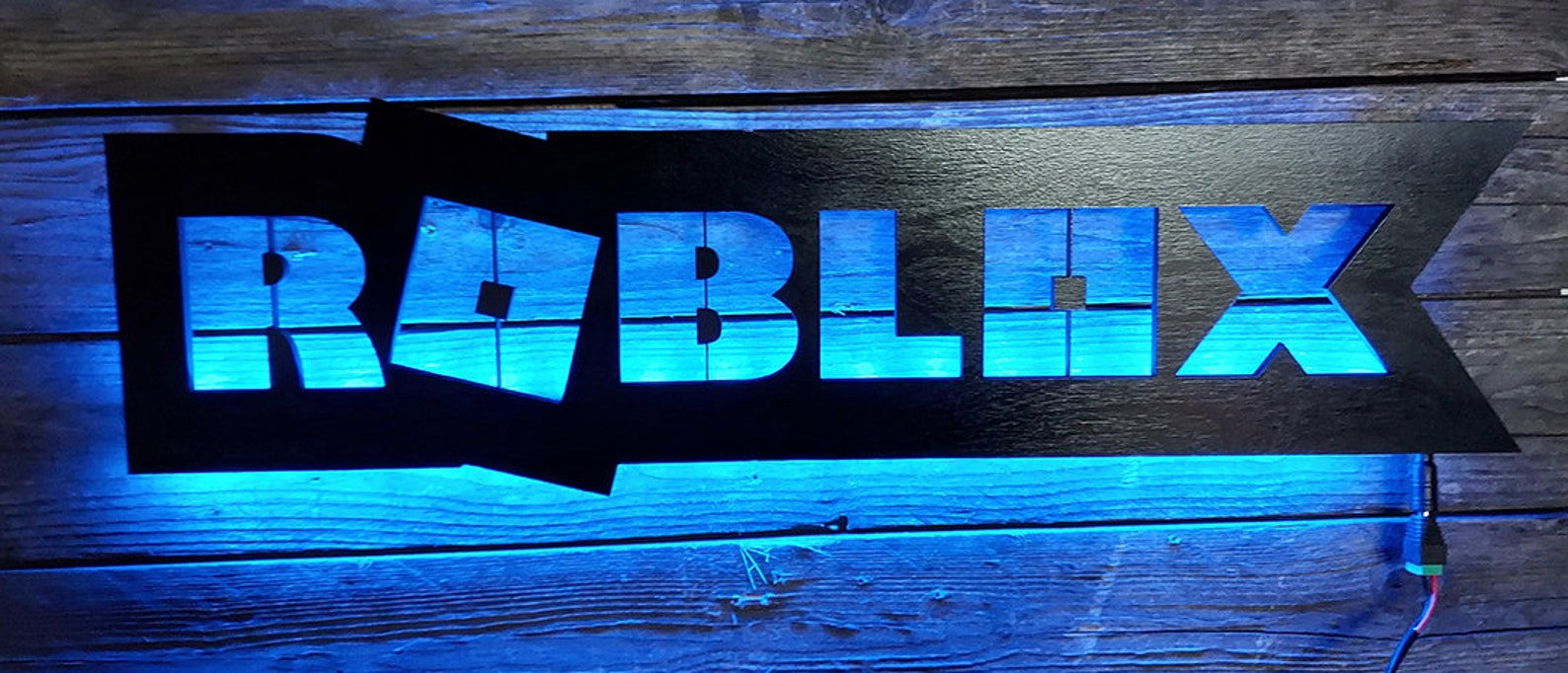 Roblox Gaming LED Sign, Video Game Art, Game Room Décor, Mancave, Kids ...