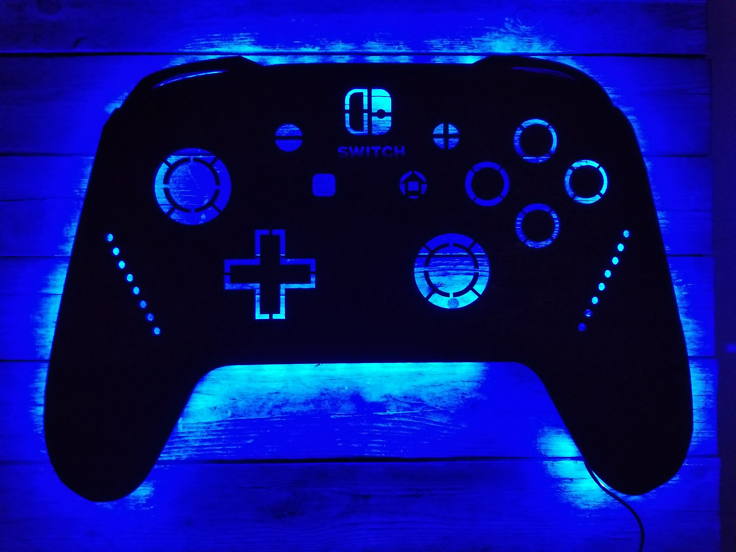 Nintendo Switch Pro Game Controller Back Lit Sign Game Room - Etsy