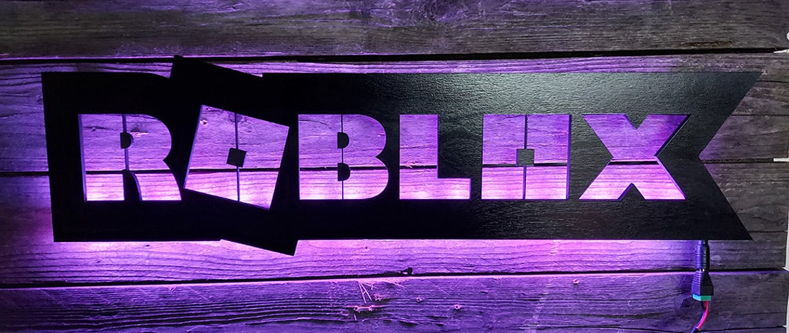 Roblox Gaming LED Sign Video Game Art Game Room Décor | Etsy