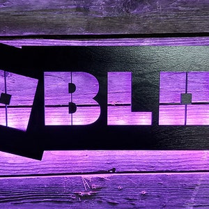 Roblox Gaming LED Sign, Video Game Art, Game Room Décor, Mancave, Kids ...