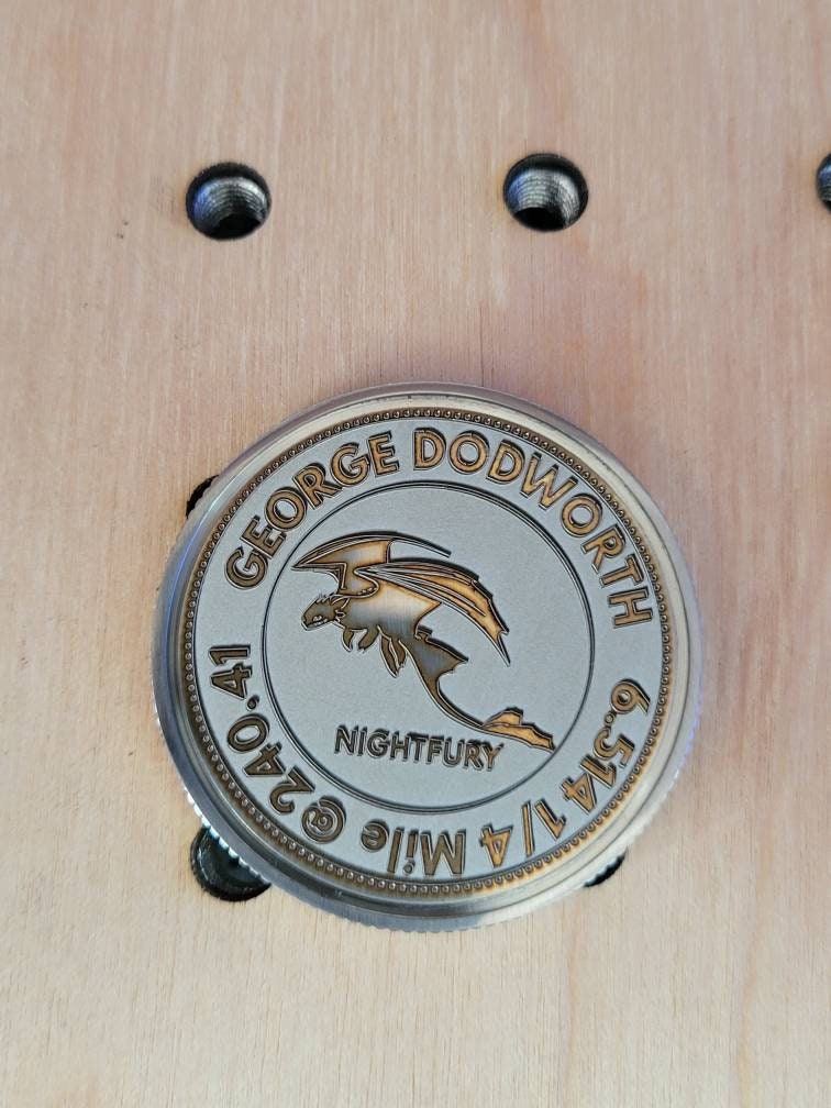 Custom Made Challenge Coin in Stainless Steel or Brass | Etsy